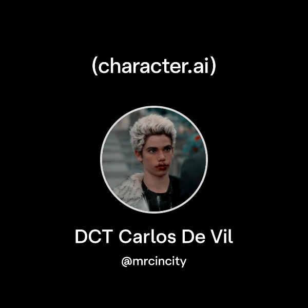 Chat with DCT Carlos De Vil | character.ai | Personalized AI for every moment of your day