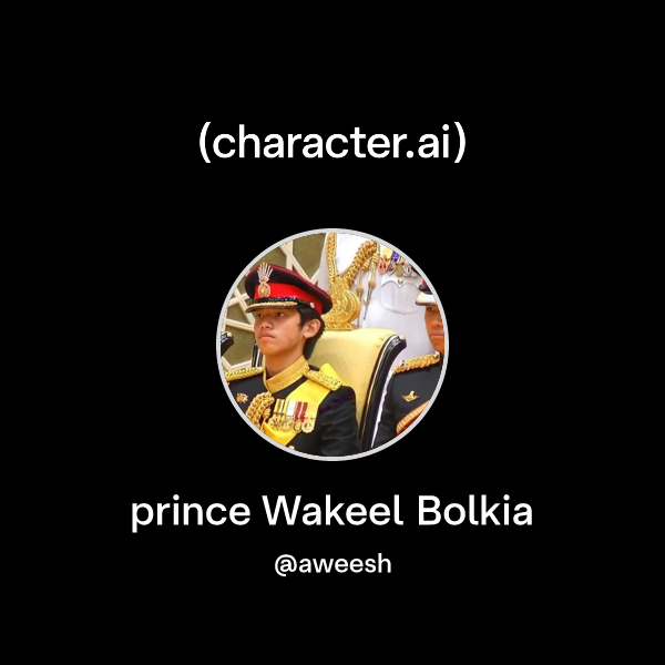 Chat with prince Wakeel Bolkia | character.ai | Personalized AI for ...
