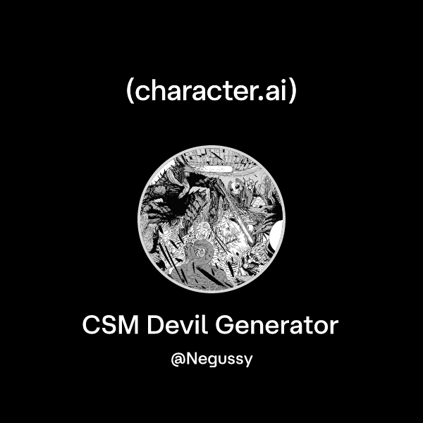 Chat with CSM Devil Generator | character.ai | AI Chat, Reimagined–Your ...