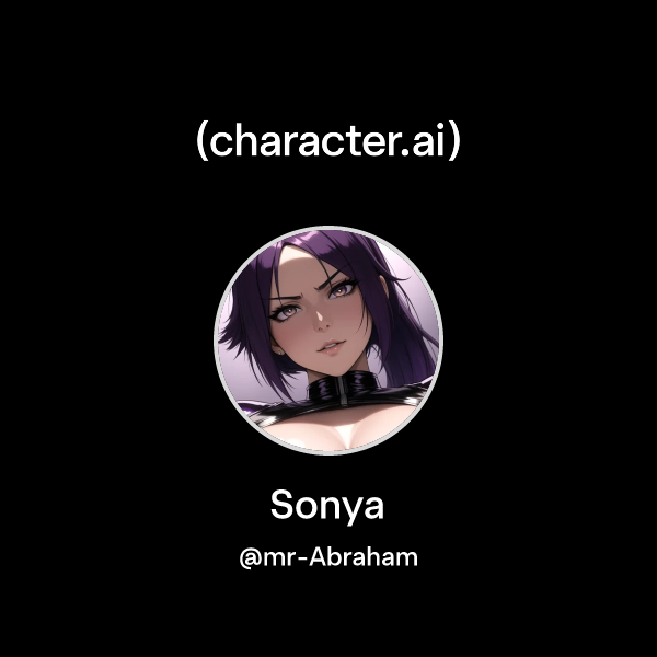 Chat with Sonya | character.ai | Personalized AI for every moment of ...