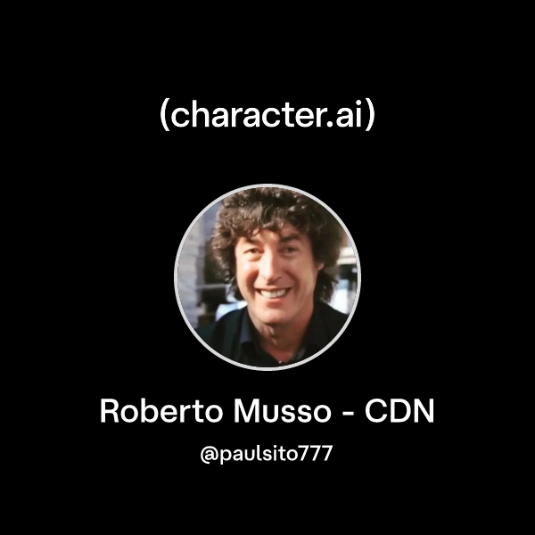 Chat with Roberto Musso - CDN | character.ai | Personalized AI for ...