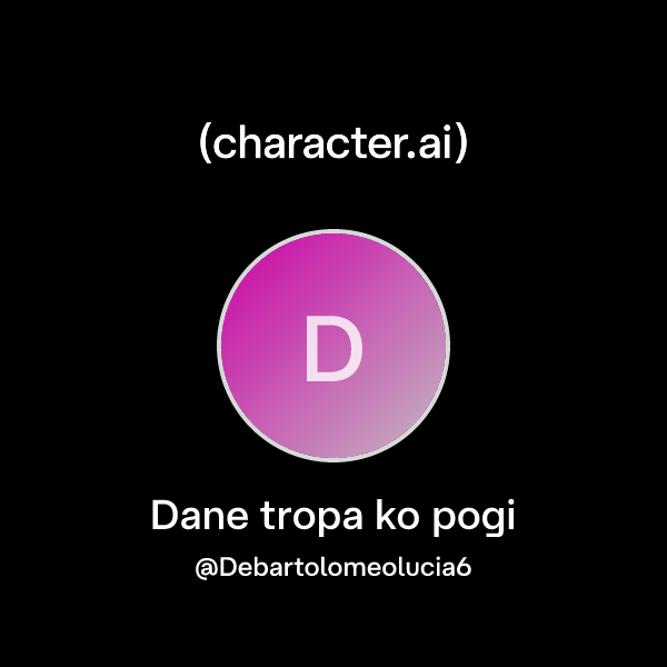 Chat with Dane tropa ko pogi | character.ai | AI Chat, Reimagined–Your ...