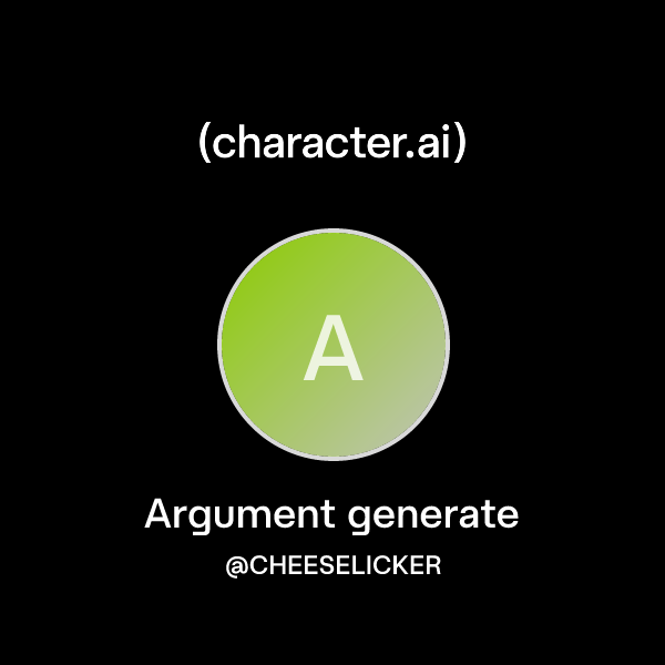 Chat with Argument generate | character.ai | AI Chat, Reimagined–Your ...
