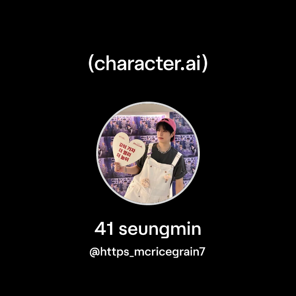 Chat with 41 seungmin | character.ai | Personalized AI for every moment of your day