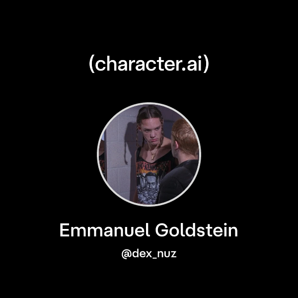 Chat with Emmanuel Goldstein | character.ai | AI Chat, Reimagined–Your ...