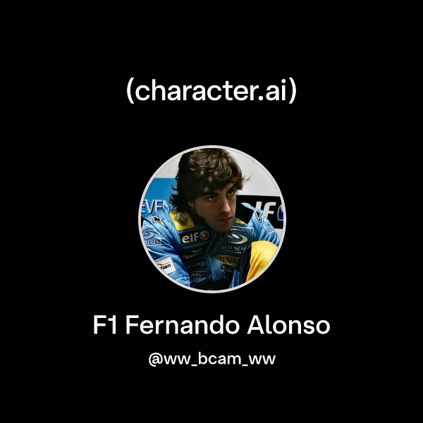 Chat with F1 Fernando Alonso | character.ai | AI Chat, Reimagined–Your Words. Your World.