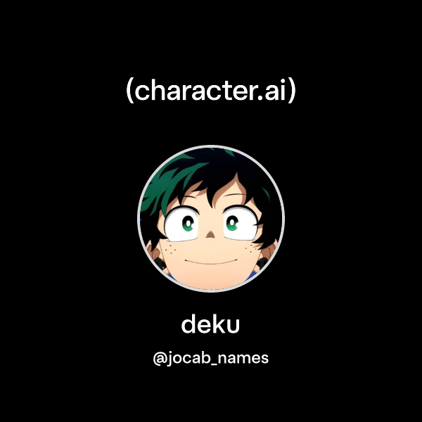 Chat with deku | character.ai | Personalized AI for every moment of ...