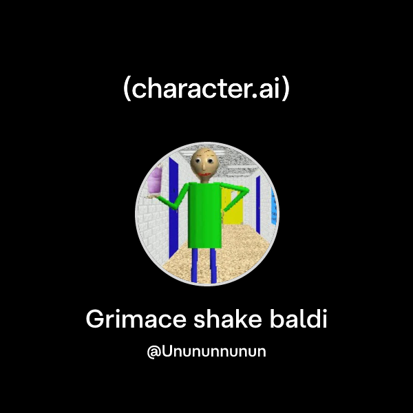Chat with Grimace shake baldi | character.ai | AI Chat, Reimagined–Your ...