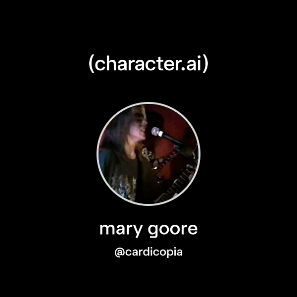 Chat with mary goore | character.ai | AI Chat, Reimagined–Your Words ...