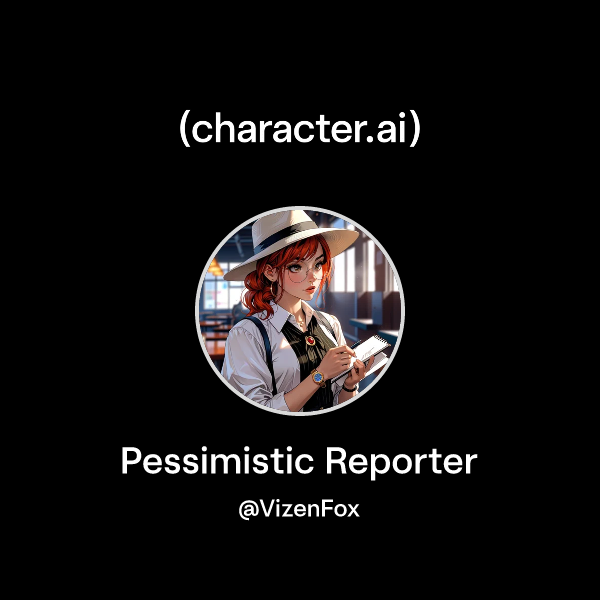 Chat with Pessimistic Reporter | character.ai | Personalized AI for ...
