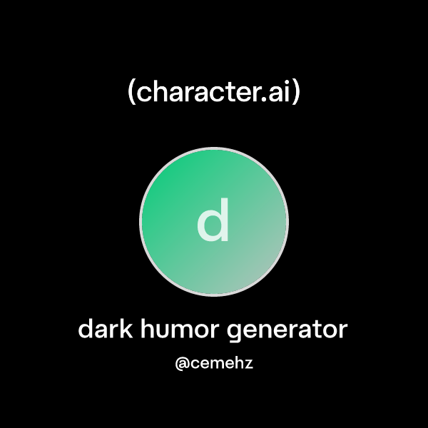 Chat with dark humor generator | character.ai | AI Chat, Reimagined ...