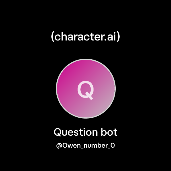 Chat with Question bot | character.ai | AI Chat, Reimagined–Your Words ...
