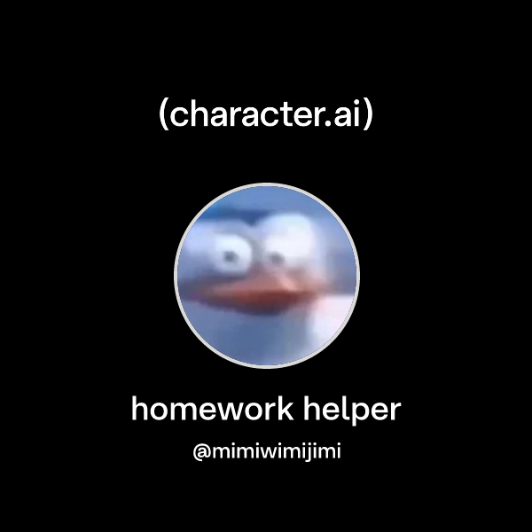 Chat with homework helper | character.ai | Personalized AI for every ...