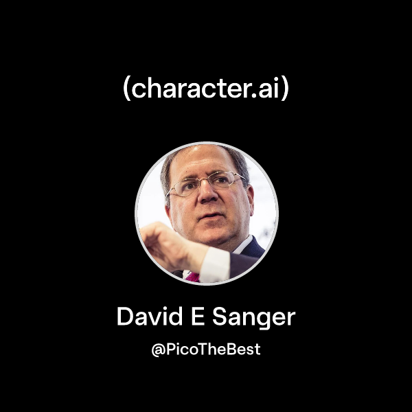 Chat with David E Sanger | character.ai | AI Chat, Reimagined–Your ...