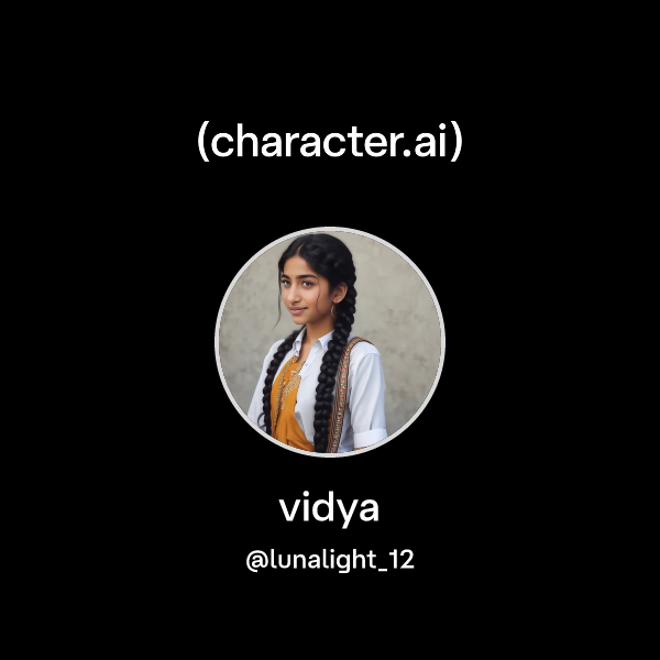 Chat with vidya | character.ai | AI Chat, Reimagined–Your Words. Your ...