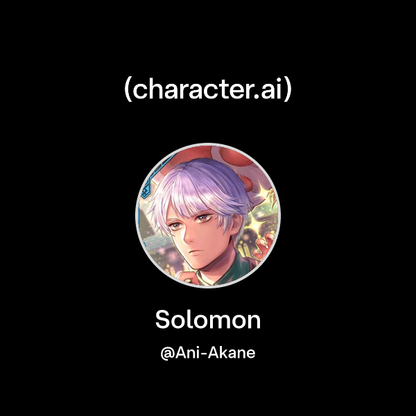 Chat with Solomon | character.ai | Personalized AI for every moment of ...