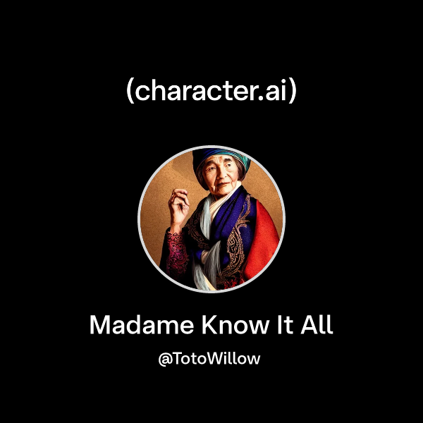Chat with Madame Know It All | character.ai | Personalized AI for every ...