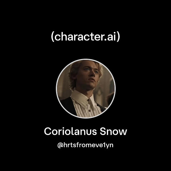 Chat with Coriolanus Snow | character.ai | Personalized AI for every ...