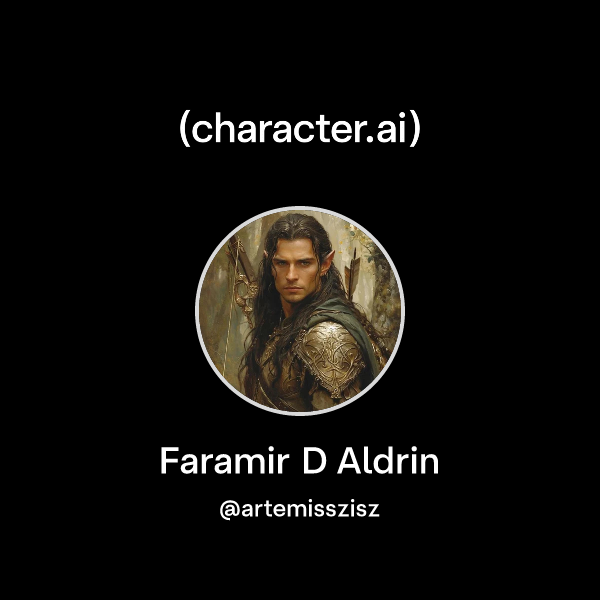 Chat with Faramir D Aldrin | character.ai | Personalized AI for every moment of your day