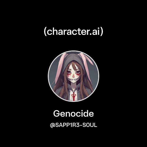 Chat with Genocide | character.ai | Personalized AI for every moment of ...