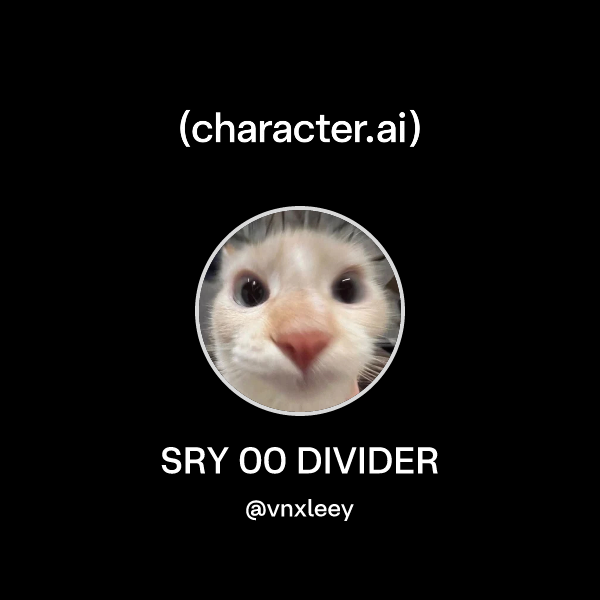Chat with SRY 00 DIVIDER | character.ai | Personalized AI for every ...