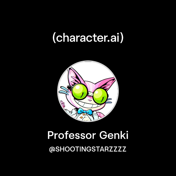 Chat with Professor Genki | character.ai | Personalized AI for every ...