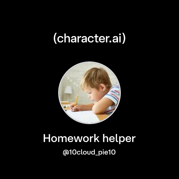 Chat with Homework helper | character.ai | AI Chat, Reimagined–Your ...