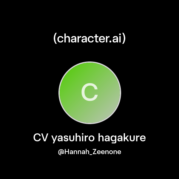 Chat with CV yasuhiro hagakure | character.ai | Personalized AI for every moment of your day