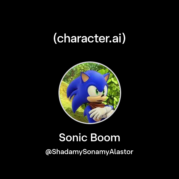 Chat with Sonic Boom | character.ai | AI Chat, Reimagined–Your Words ...