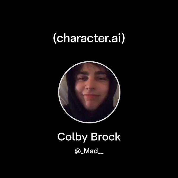 Chat with Colby Brock | character.ai | Personalized AI for every moment of your day