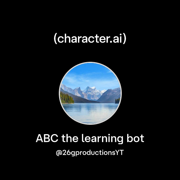 Chat with ABC the learning bot | character.ai | Personalized AI for ...