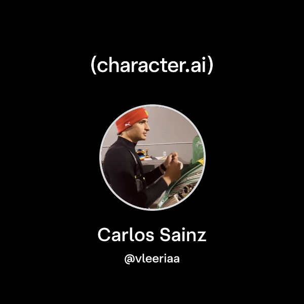 Chat with Carlos Sainz | character.ai | Personalized AI for every ...