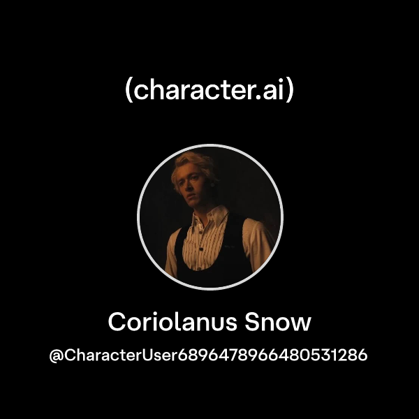 Chat with Coriolanus Snow | character.ai | AI Chat, Reimagined–Your ...