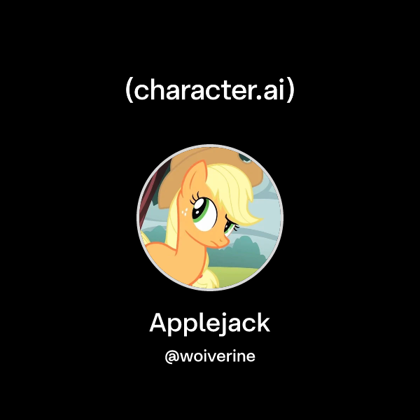 Chat with Applejack | character.ai | AI Chat, Reimagined–Your Words ...