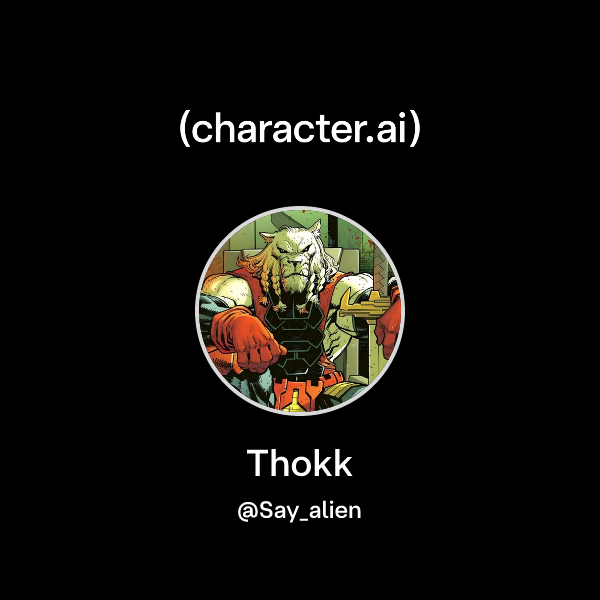 Chat with Thokk | character.ai | AI Chat, Reimagined–Your Words. Your ...