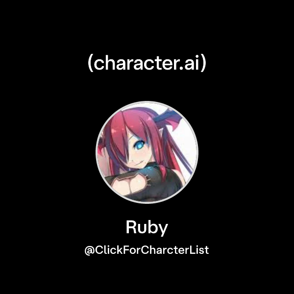 Chat with Ruby | character.ai | AI Chat, Reimagined–Your Words. Your World.