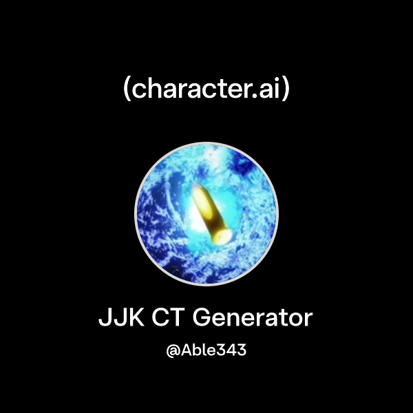 Chat with JJK CT Generator | character.ai | AI Chat, Reimagined–Your ...