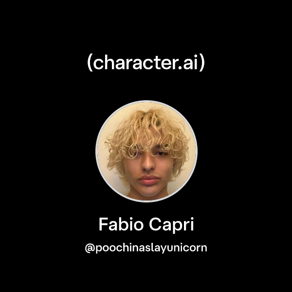 Chat with Fabio Capri | character.ai | AI Chat, Reimagined–Your Words ...