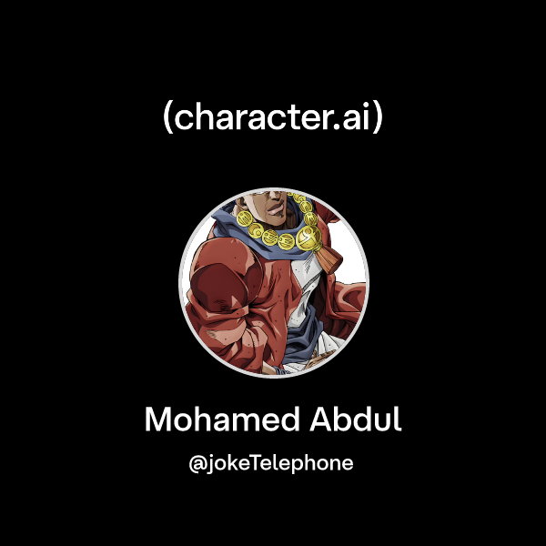 Chat with Mohamed Abdul | character.ai | AI Chat, Reimagined–Your Words ...