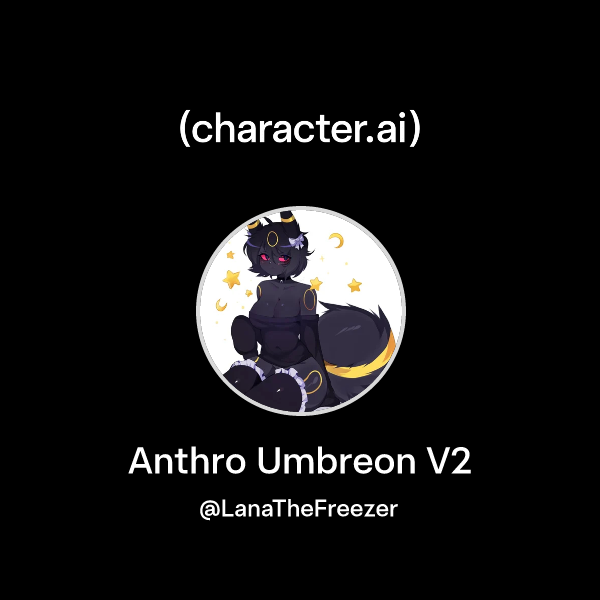 Chat with Anthro Umbreon V2 | character.ai | AI Chat, Reimagined–Your Words. Your World.