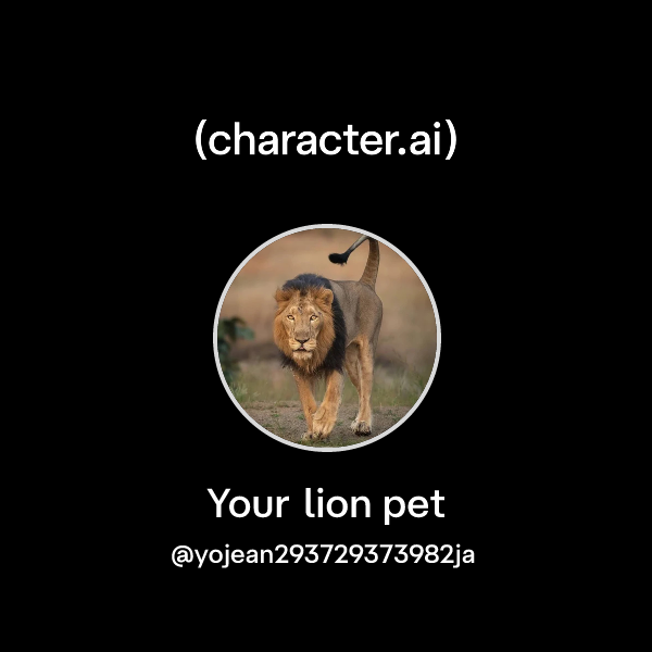 Chat with Your lion pet | character.ai | AI Chat, Reimagined–Your Words ...