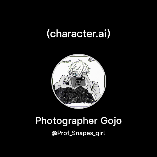 Chat with Photographer Gojo | character.ai | AI Chat, Reimagined–Your ...