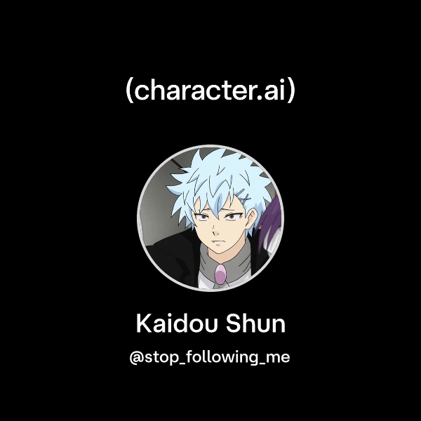 Chat with Kaidou Shun | character.ai | AI Chat, Reimagined–Your Words ...