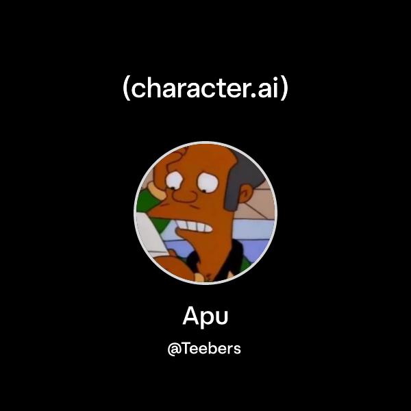Chat with Apu | character.ai | AI Chat, Reimagined–Your Words. Your World.