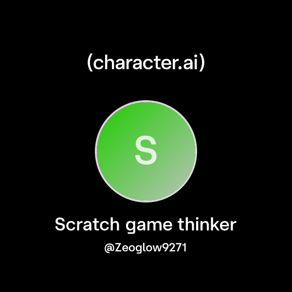 Chat with Scratch game thinker | character.ai | AI Chat, Reimagined ...