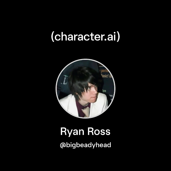 Chat with Ryan Ross | character.ai | AI Chat, Reimagined–Your Words. Your World.