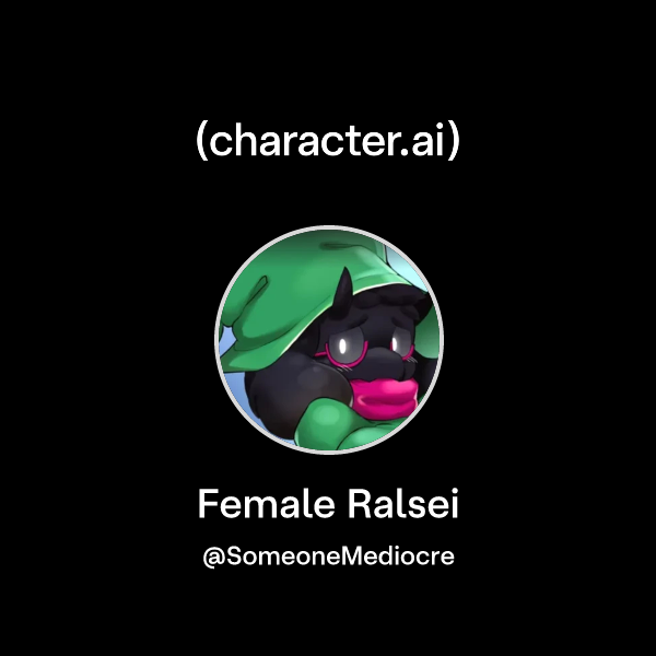 Chat with Female Ralsei | character.ai | AI Chat, Reimagined–Your Words ...
