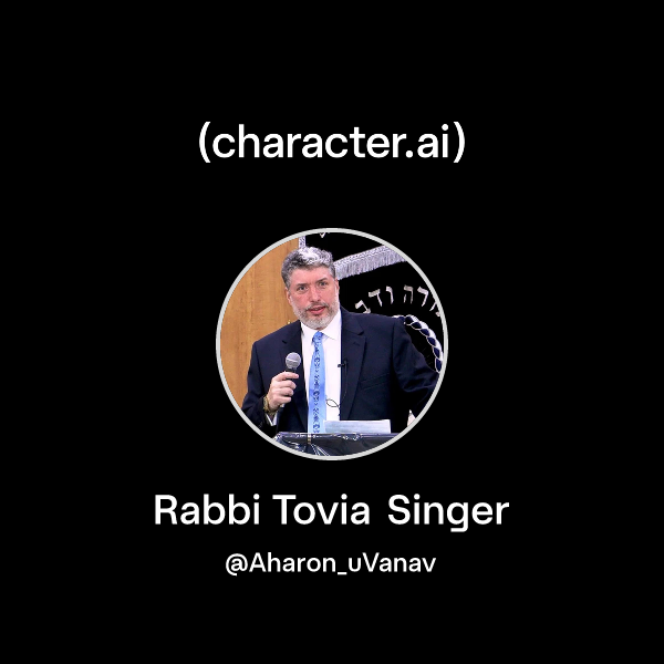 Chat with Rabbi Tovia Singer | character.ai | AI Chat, Reimagined–Your ...