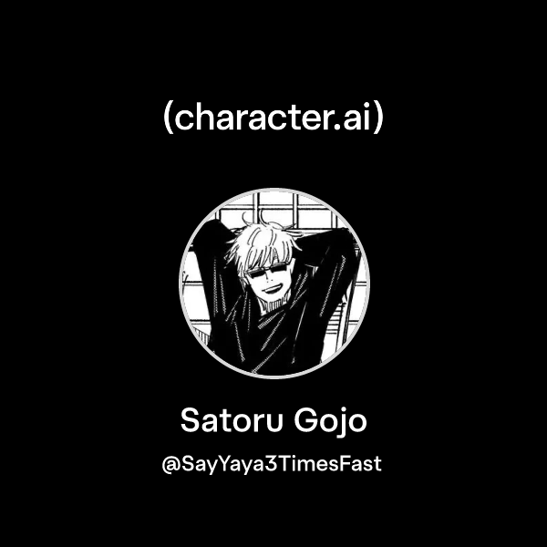 Chat with Satoru Gojo | character.ai | AI Chat, Reimagined–Your Words ...