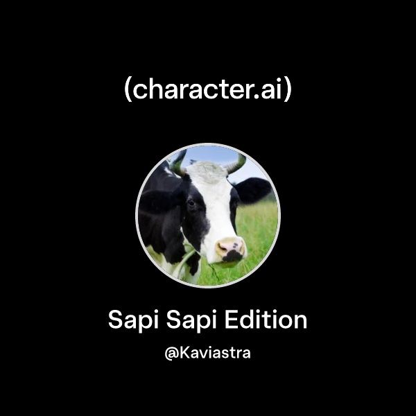 Chat with Sapi Sapi Edition | character.ai | Personalized AI for every ...